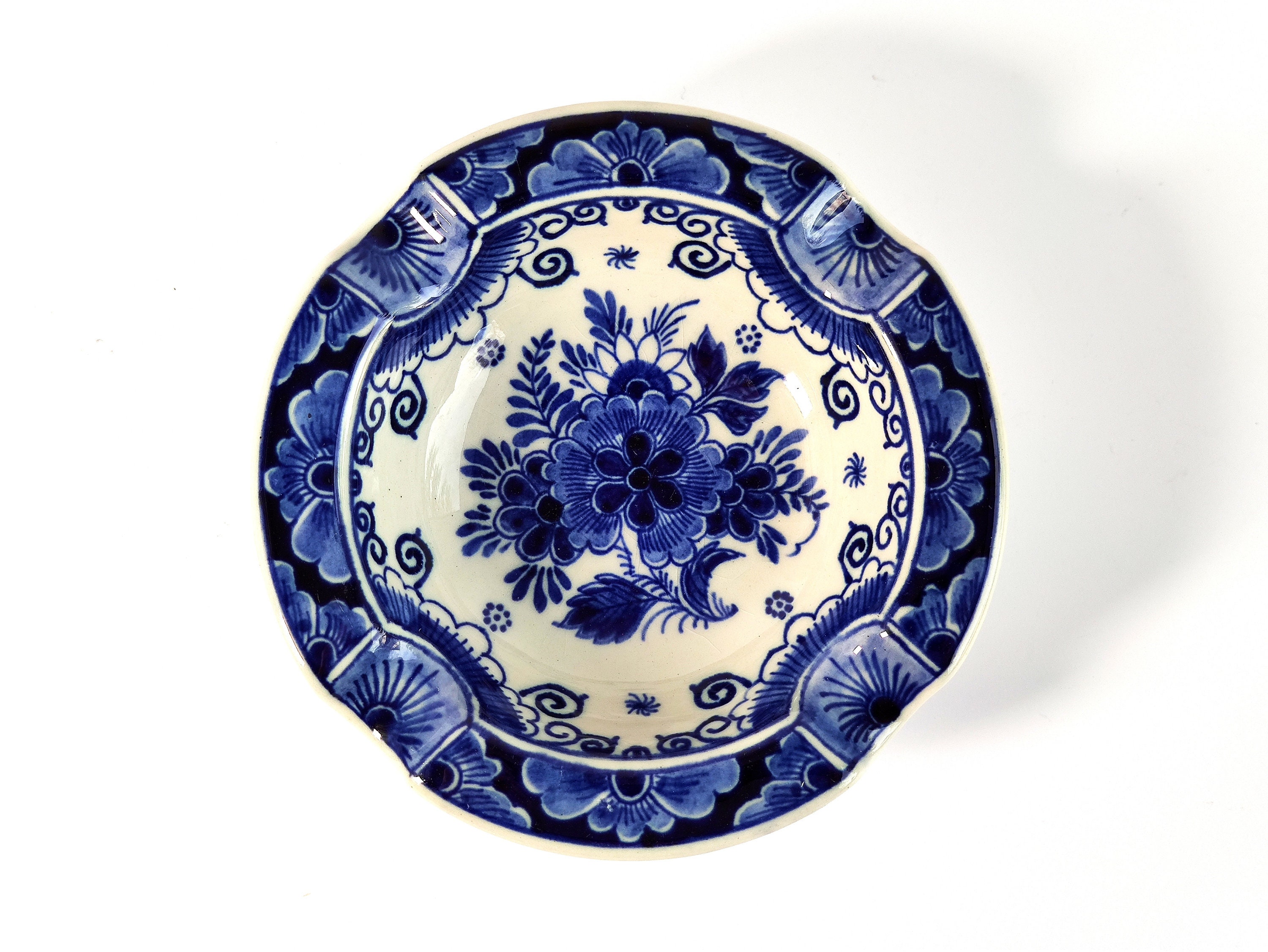 Art & Collectibles Blue Delft Ashtray Delft Ashtray Cobalt Ashtray ...