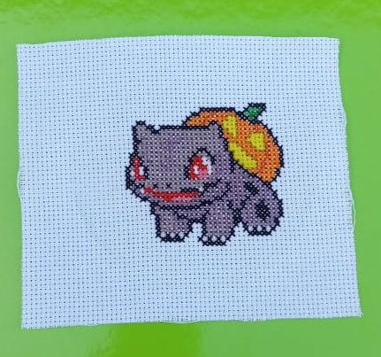 Seasonal Bulbasaur - Cross Stitch Pattern - Etsy Ireland