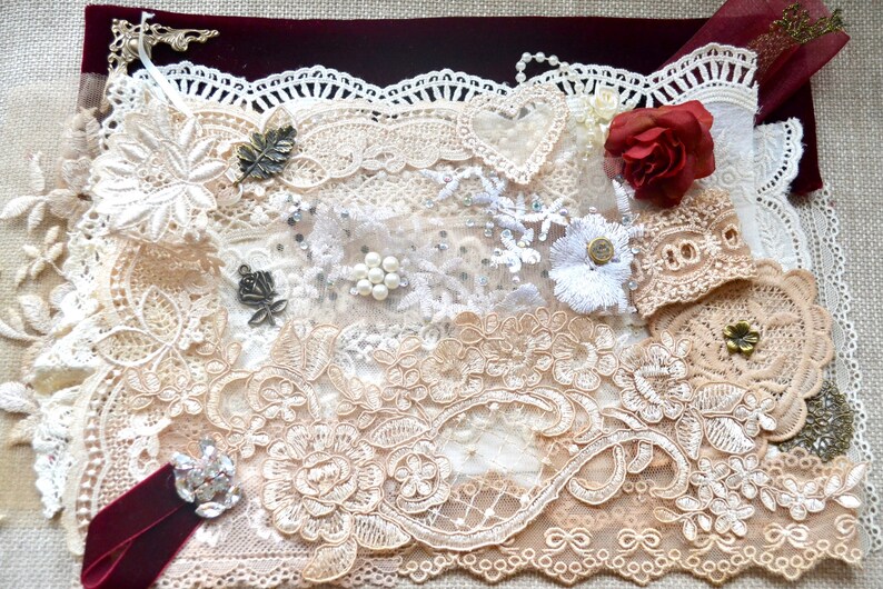 Lace Scrap Lot Creative Inspiration Textile Pack Snippet - Etsy