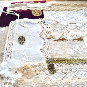 Lace Scrap Lot, Creative Inspiration Textile Pack, Snippet Roll Kit ...