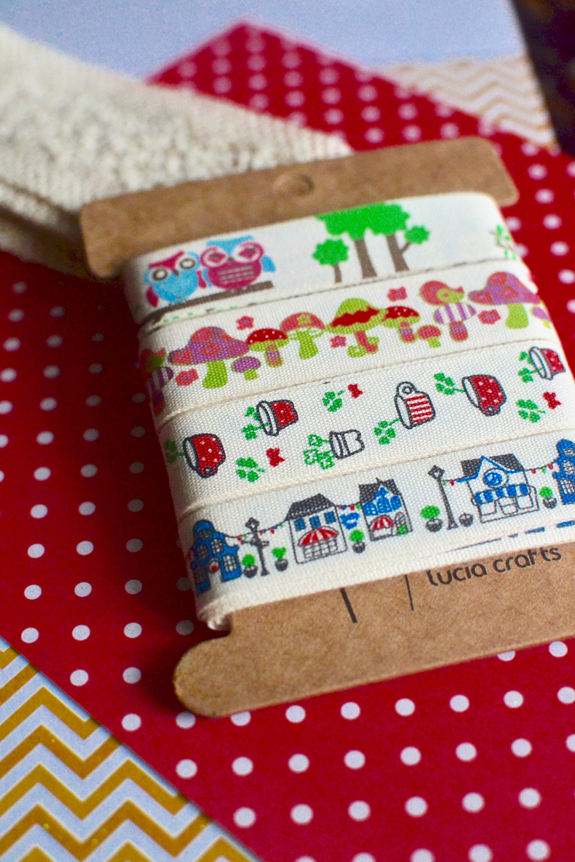 8yds Ribbon pack Kids ribbon Kids craft ribbon Cotton | Etsy