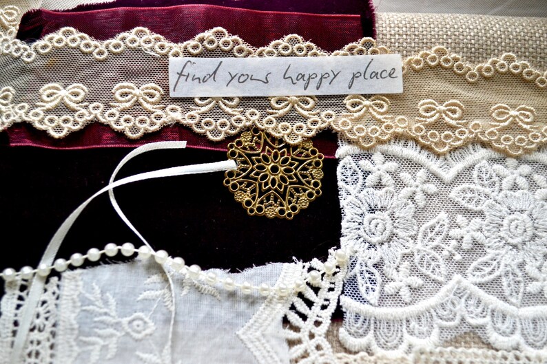 Lace Scrap Lot Creative Inspiration Textile Pack Snippet - Etsy