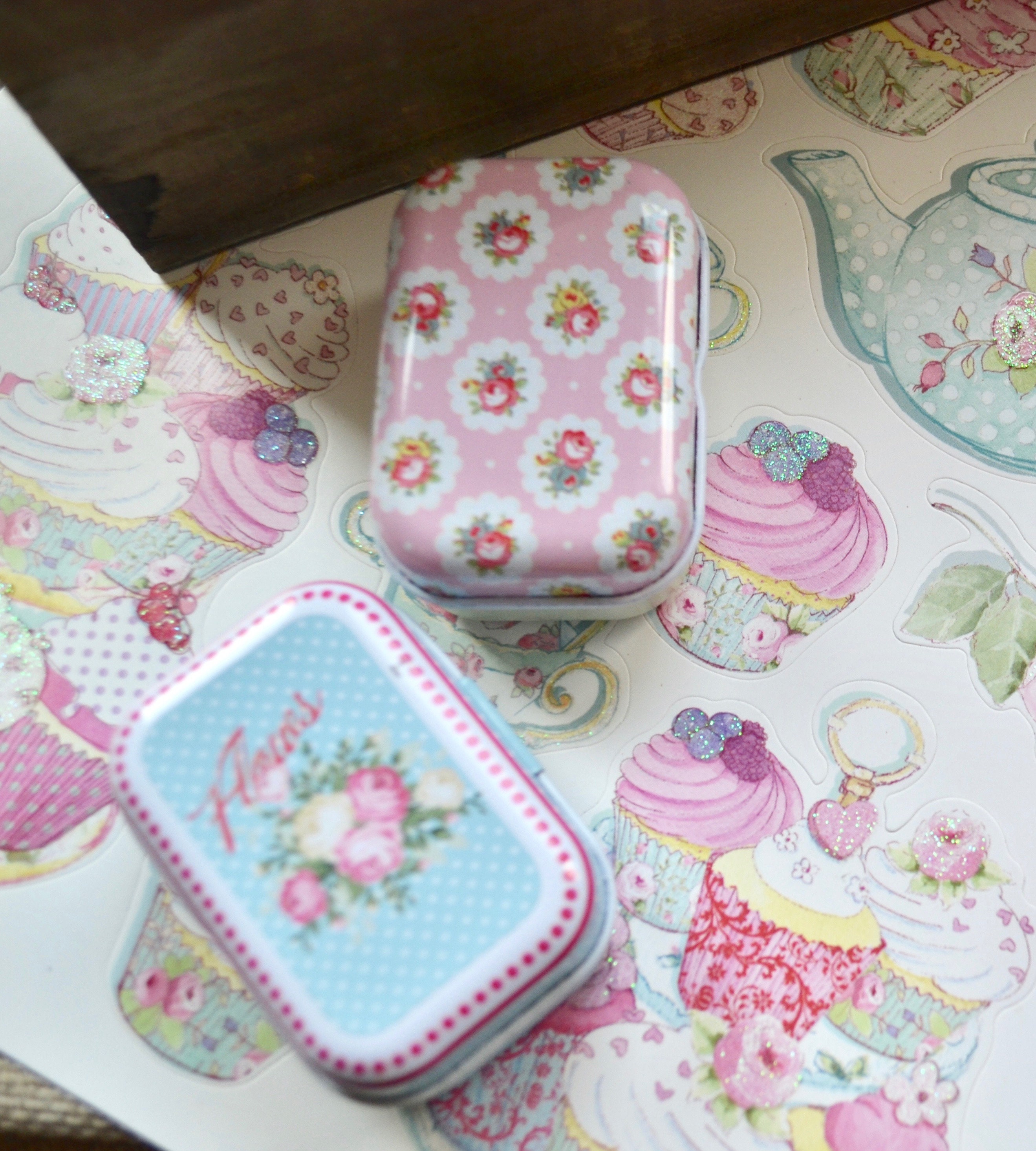 Small tin box Storage organization box Jewellery box Gift | Etsy