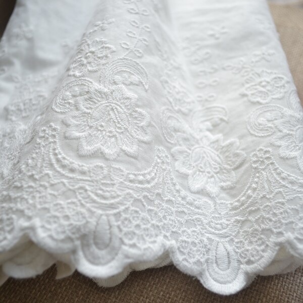 Cotton Lace Fabric - Etsy UK