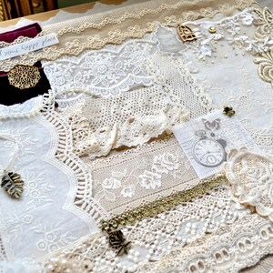 Lace Scrap Lot, Creative Inspiration Textile Pack, Snippet Roll Kit ...