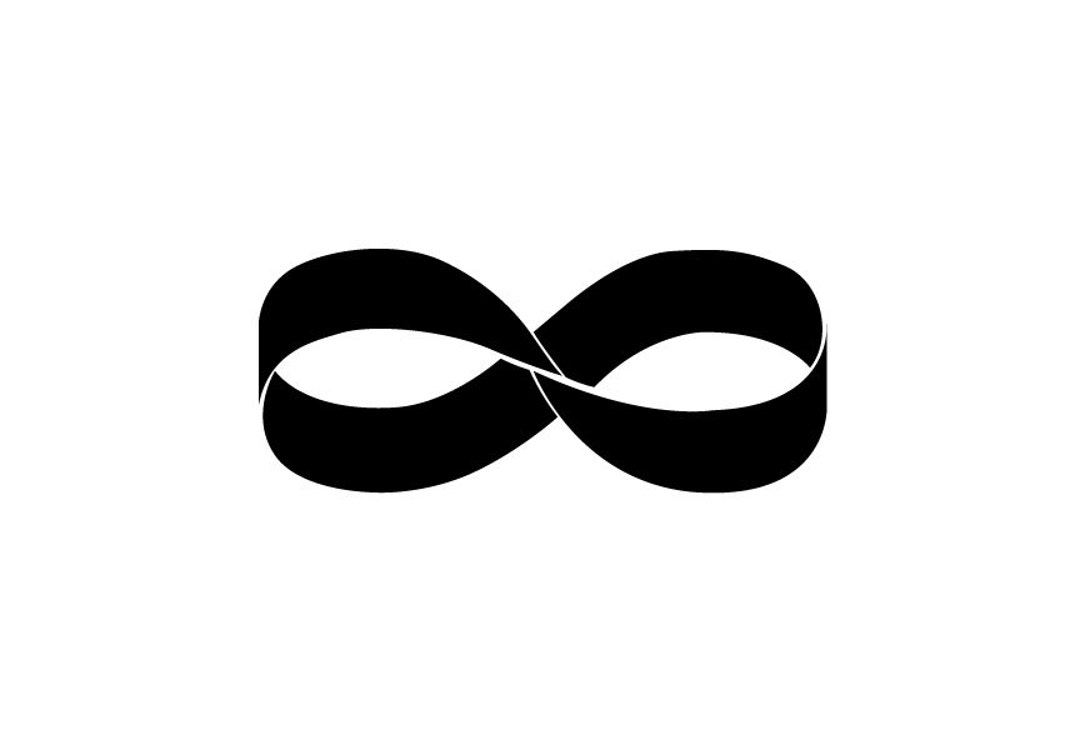 Mobius Strip Vinyl Bumper Sticker. Mobius Decal. Nerd Humor, Geek Love ...