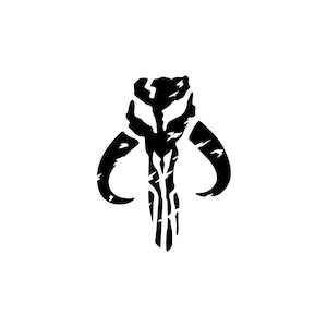 Mandalorian Logo Vinyl Bumper Sticker. Show off Your Love for Star Wars ...