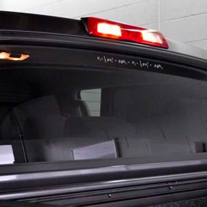 Bernoulli's Equation Vinyl Bumper Sticker. Physics Math Decal. Nerd ...