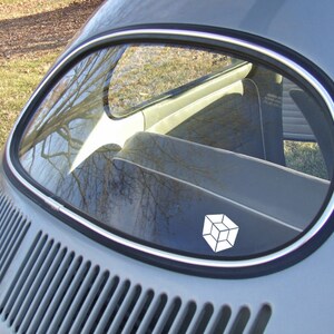 Hypercube Vinyl Bumper Sticker. Tesseract Decal. Nerd Humor, Geek Love ...