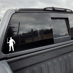 Jason Voorhees Vinyl Sticker. Friday the 13th Decal. Works on Car ...