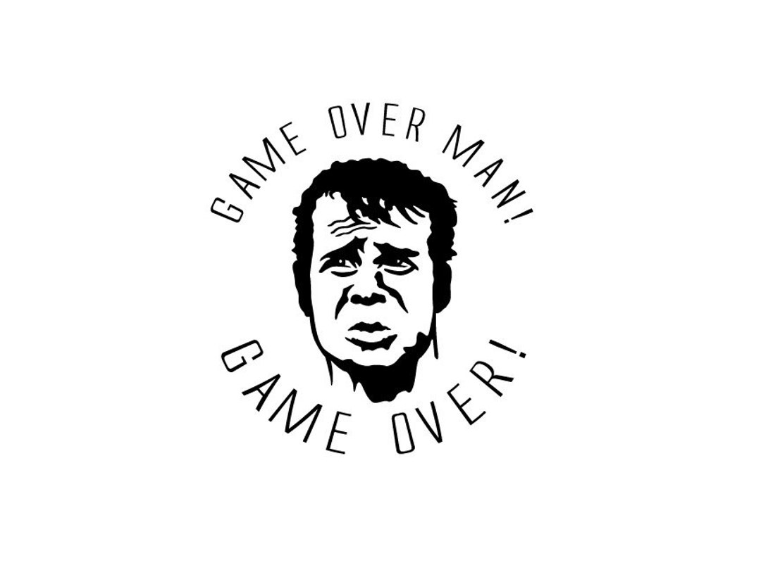 Aliens Hudson Game Over Man Vinyl Bumper Sticker. Works on Car Windows ...