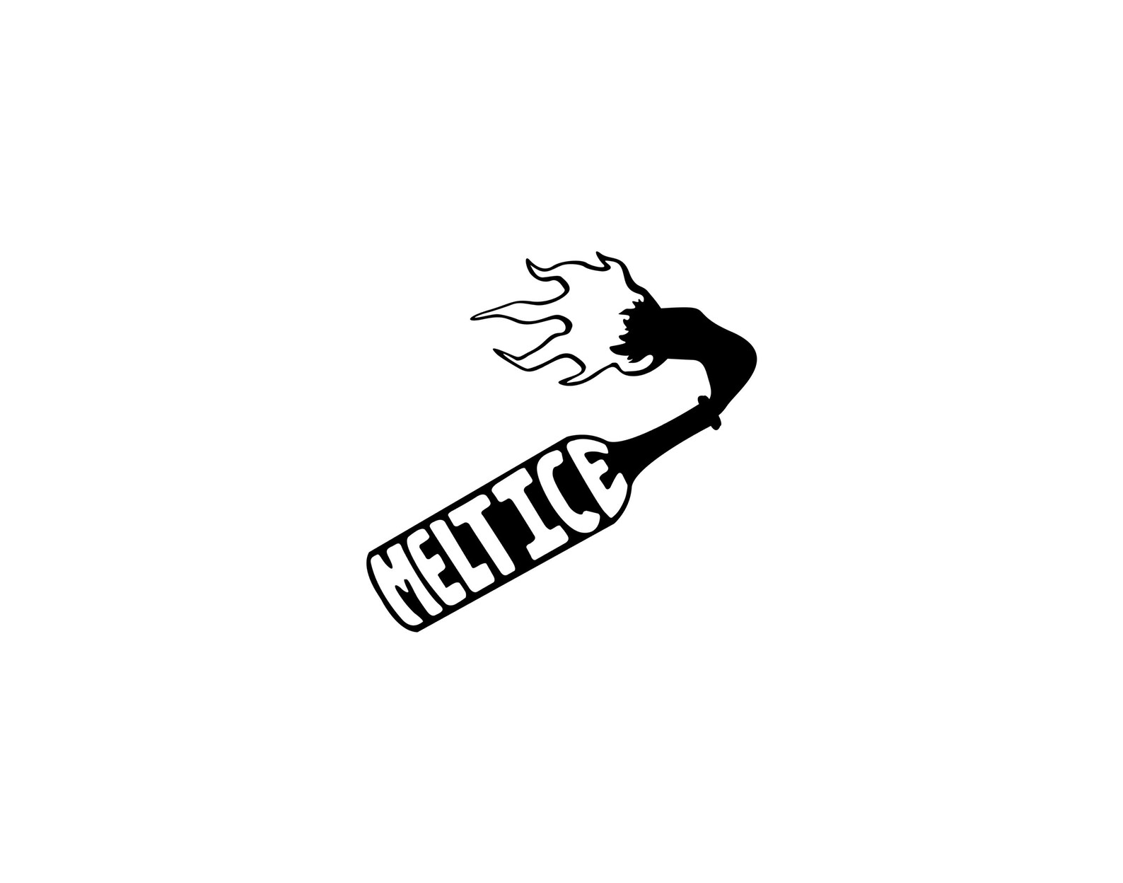 Melt ICE Vinyl Bumper Sticker. Great Decal for Laptops, Walls, Doors ...