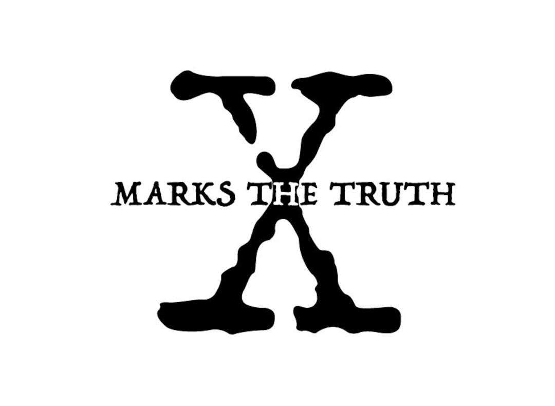 X Files Type Vinyl Sticker "x Marks the Truth" for Your Car Bumper ...