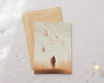 Lost Man Card - Etsy