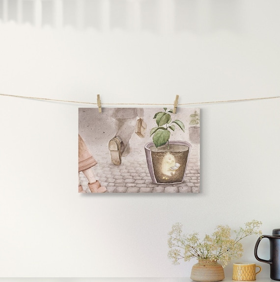 Mandrake Print Mandragora Poster Mandrake Art Watercolor - Etsy