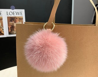 Fur Ball Keychain | Etsy