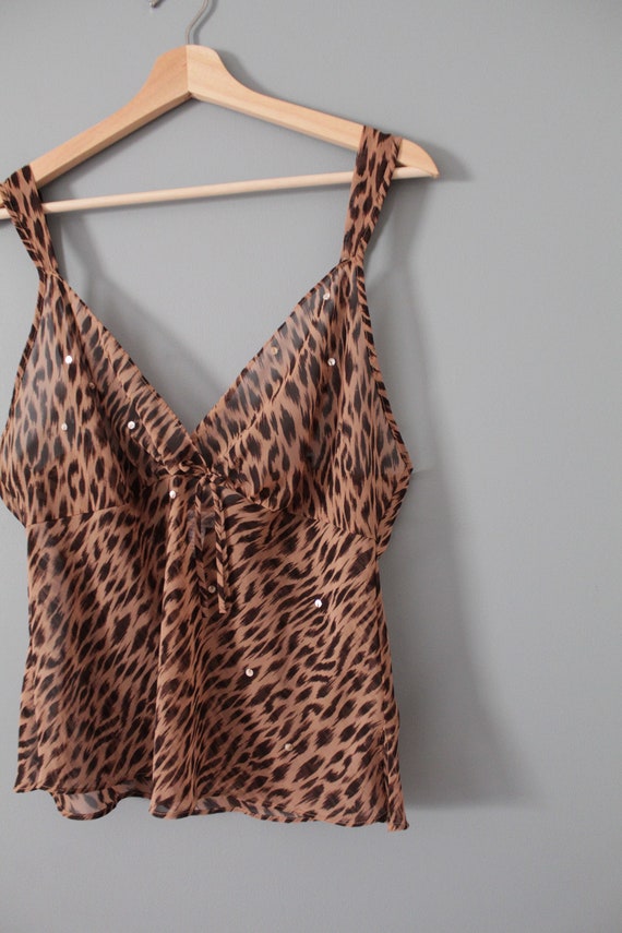 animal print tank top - Gem