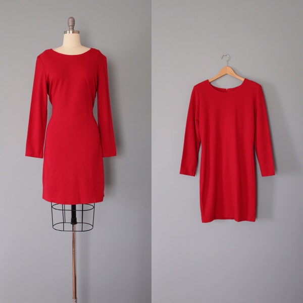 Fire Engine Red Dress - Etsy