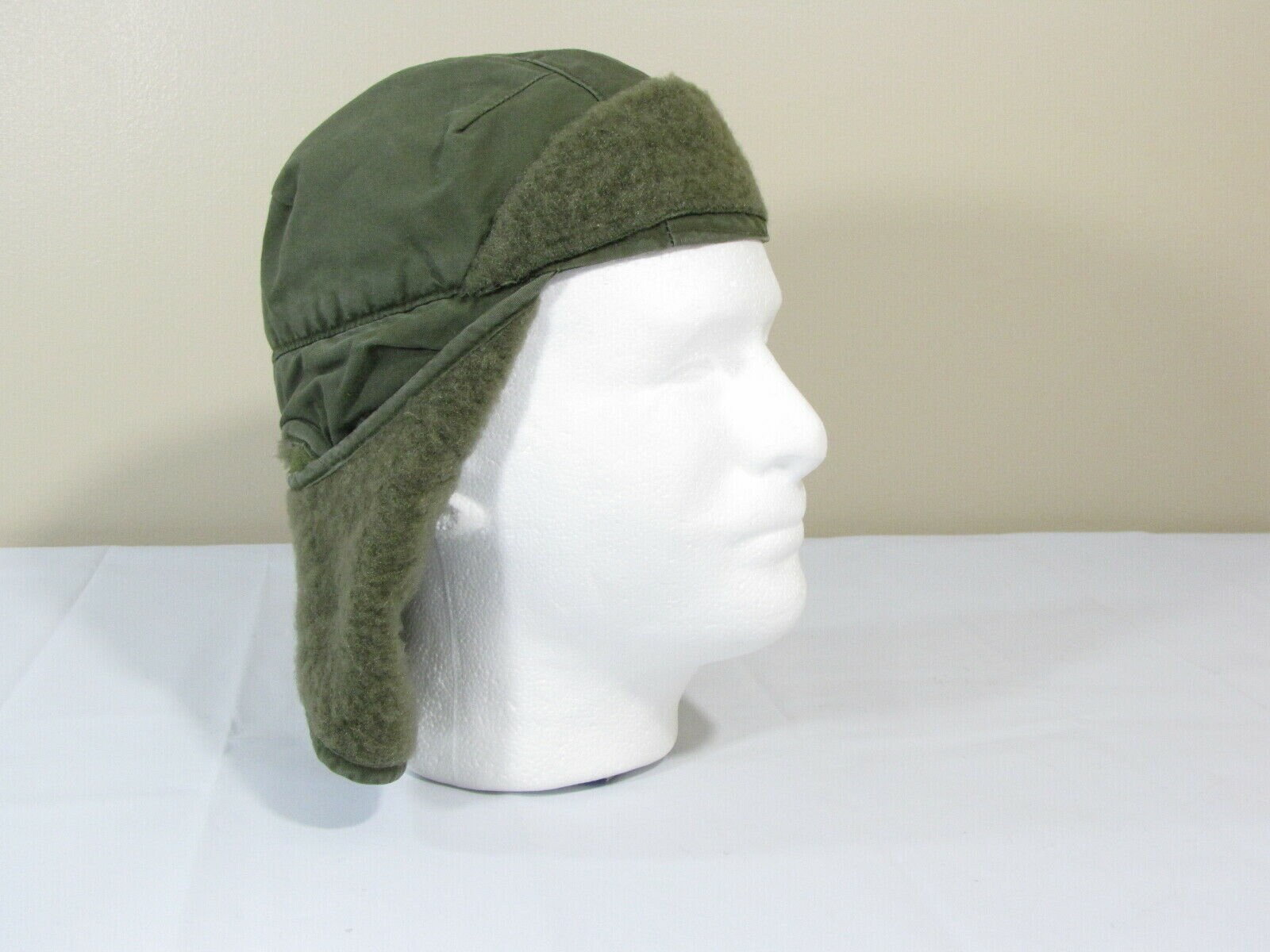 1974 Cold Weather Insulating Helmet Liner Cap Green Military Sz 6 3/4 ...