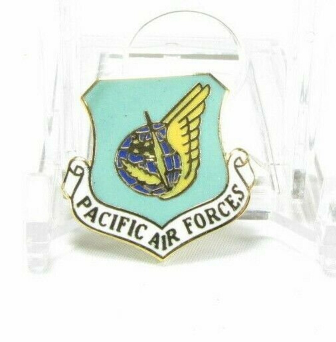 USAF Air Force Pacific PACAF Security Police SP Beret Crest Small Nos 1 ...