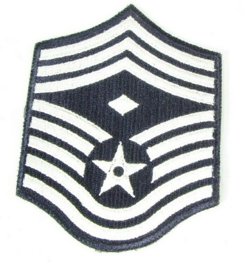 20 New Military USAF Air Force Cmsgt E9 Fsgt Uniform Chevrons Stripes ...
