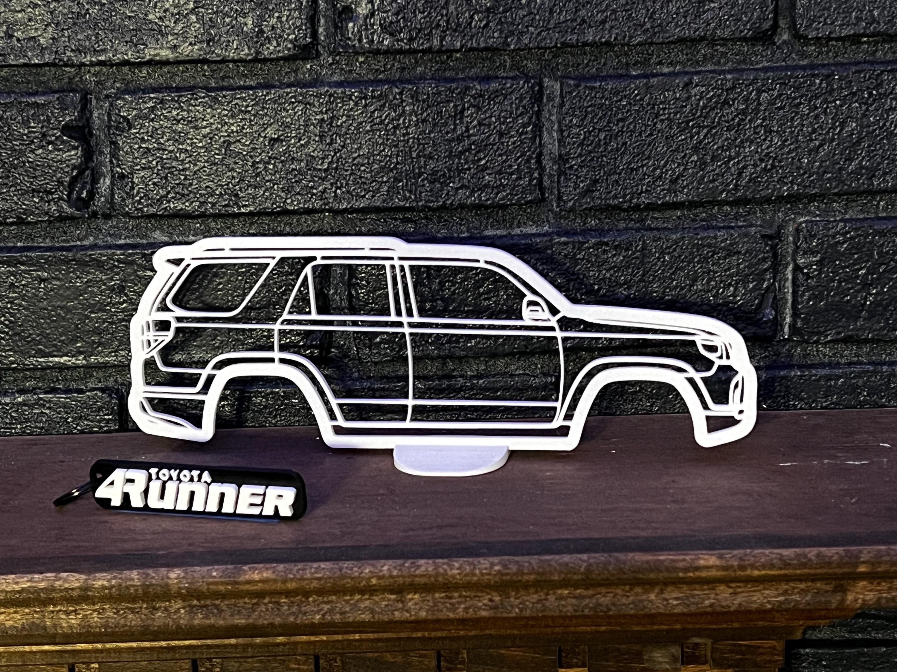 5th Gen Toyota 4runner Silhouette Wall Art/stand Display 3D Printed - Etsy