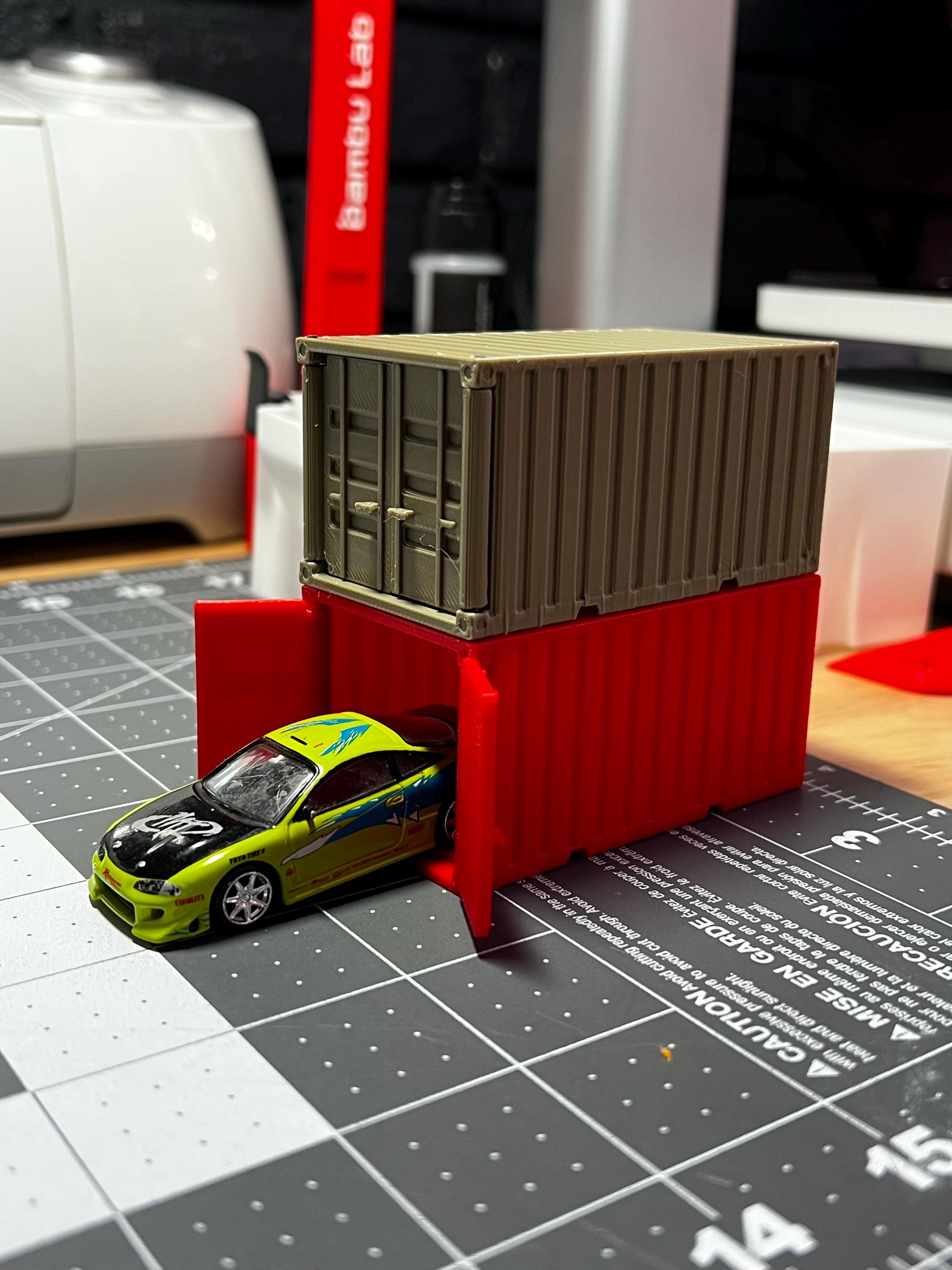 1:64 Hotwheels Display Shipping Container With Doors. - Etsy