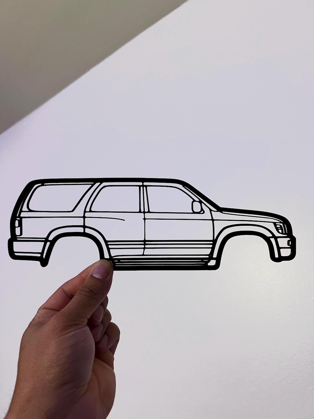 3rd Gen Toyota 4runner Silhouette Wall Art/stand Display - 3D Printed ...