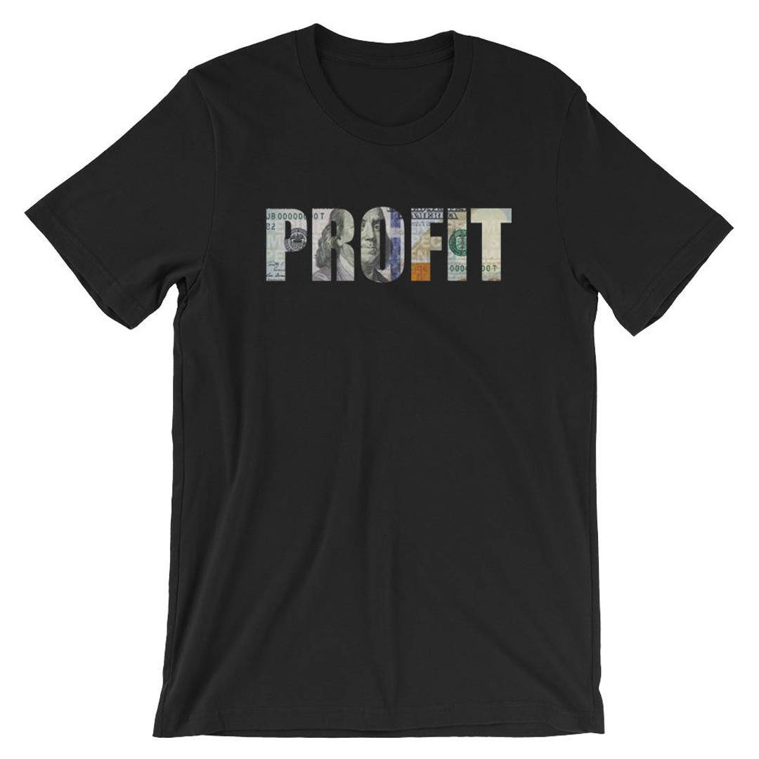 Profit Money T Shirt - Short-sleeve Unisex or Men's T-shirt - Etsy