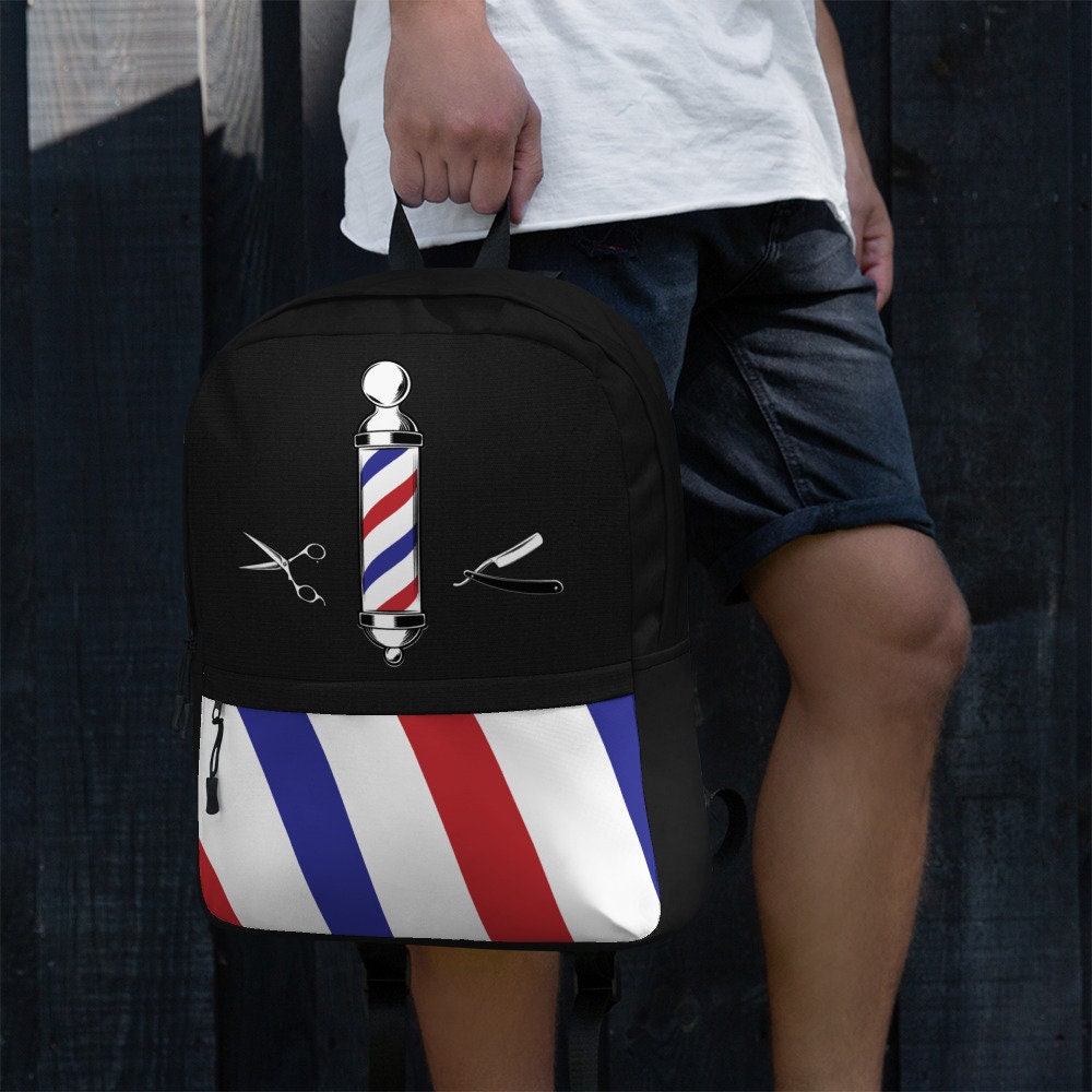 Barber Backpack - Cut and Fade Barbers Backpack With Classic Barber ...