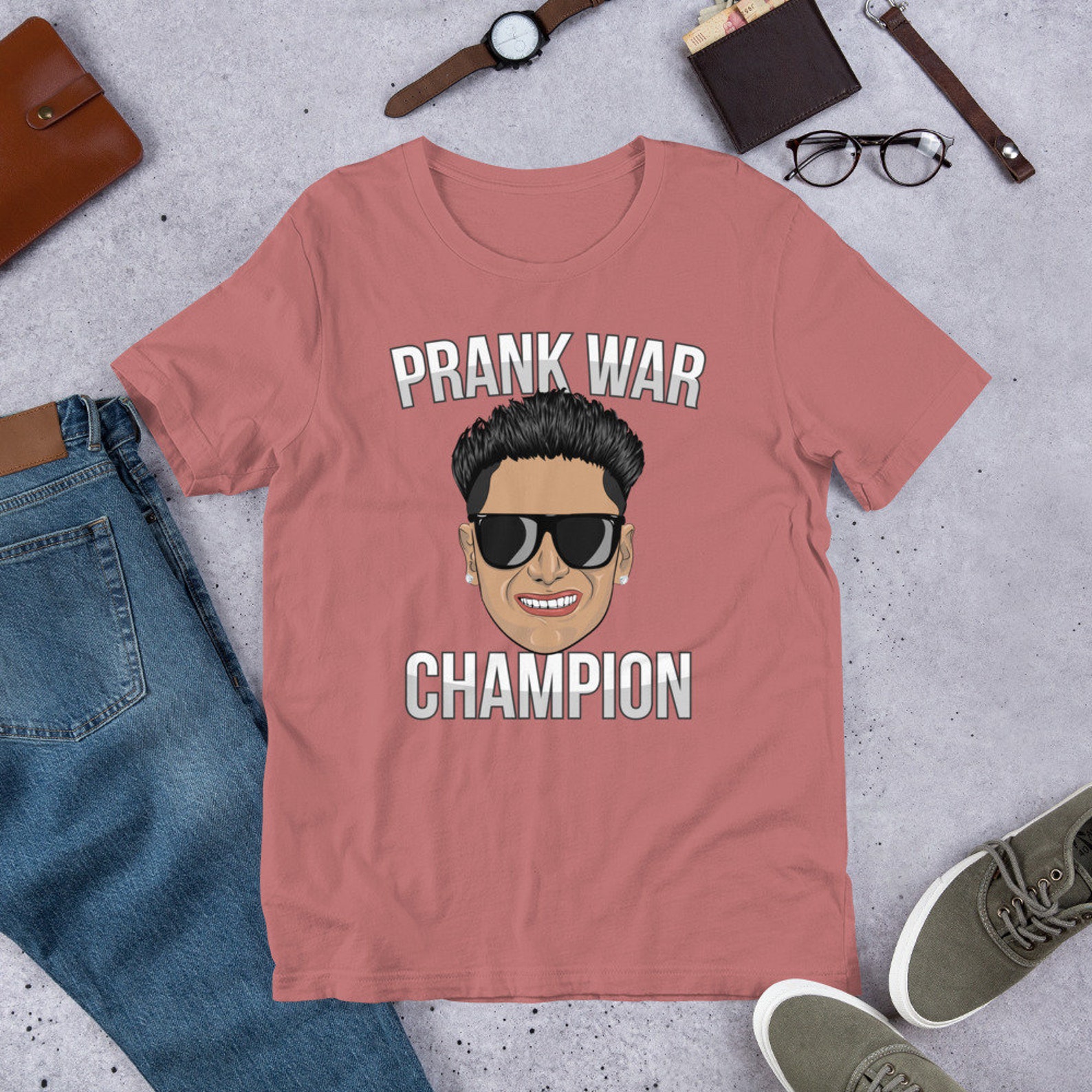 Prank War Champion T Shirt DJ Pauly D Jersey Shore New Design - Etsy