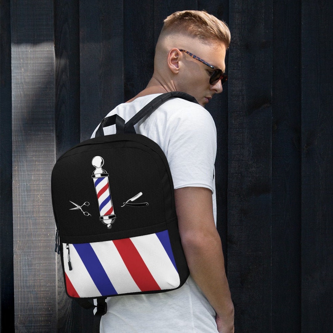 Barber Backpack - Cut and Fade Barbers Backpack With Classic Barber ...
