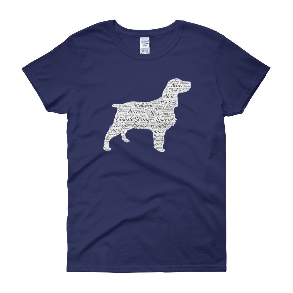 English Springer Spaniel T Shirt Features Personality Traits - Etsy