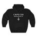 Cape Cod Massachusetts Nautical Hooded Sweatshirt Cape Code - Etsy