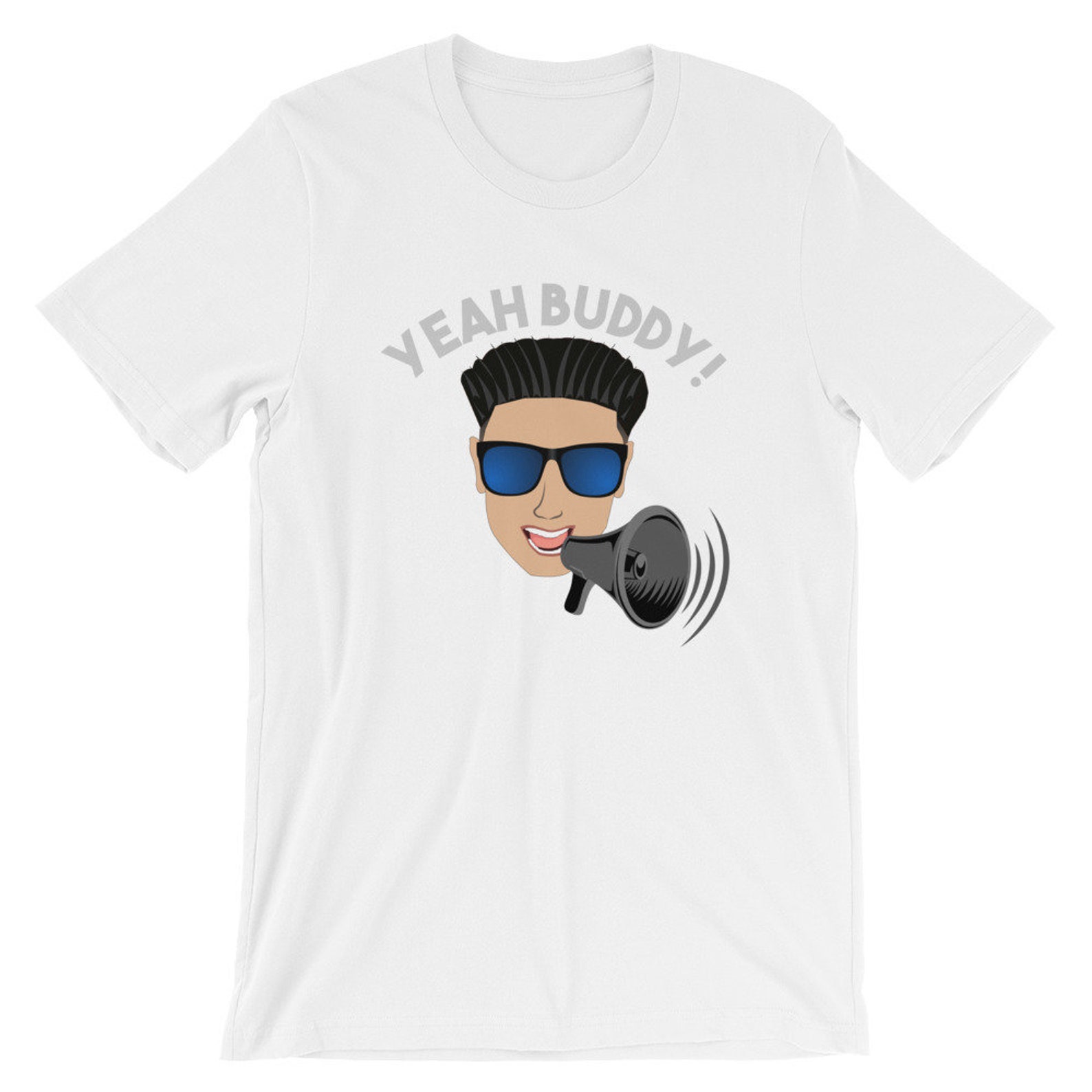 Yeah Buddy DJ Pauly D on the Megaphone T Shirt Jersey Shore - Etsy
