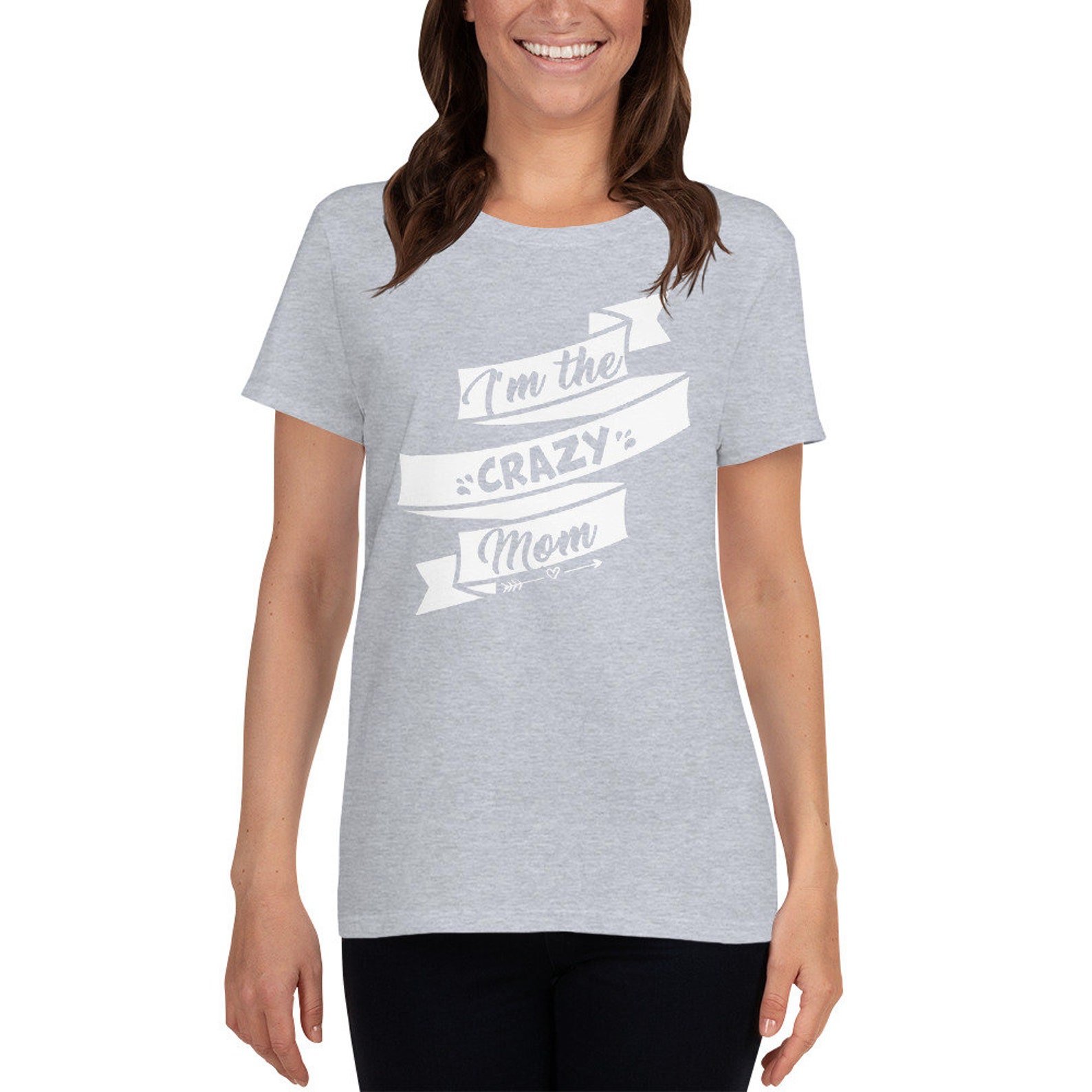 I'm the Crazy Mom T Shirt Funny Crazy Mama Tee - Etsy