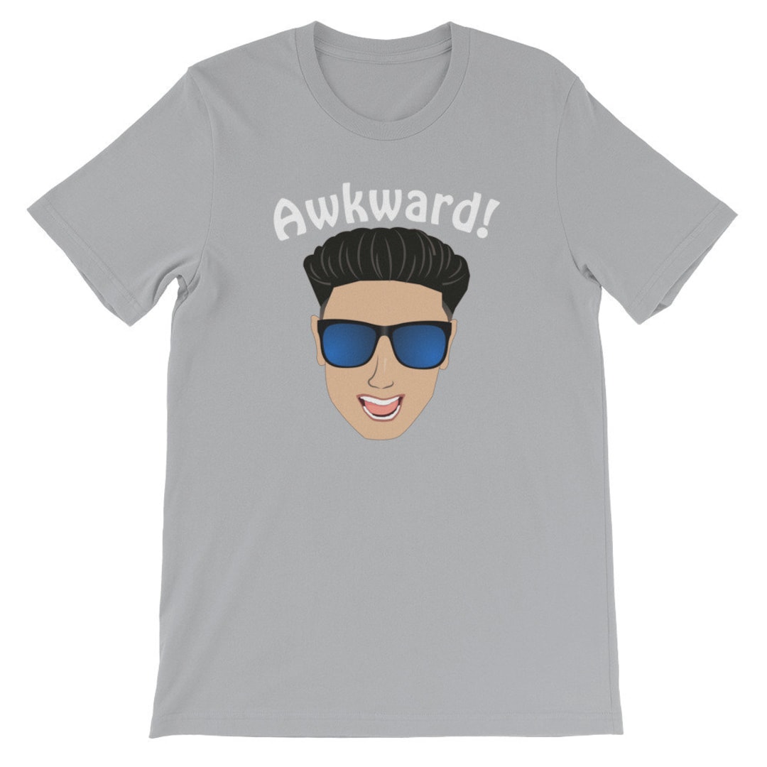 DJ Pauly D Awkward T Shirt Funny Jersey Shore Pauly D Saying Awkward ...