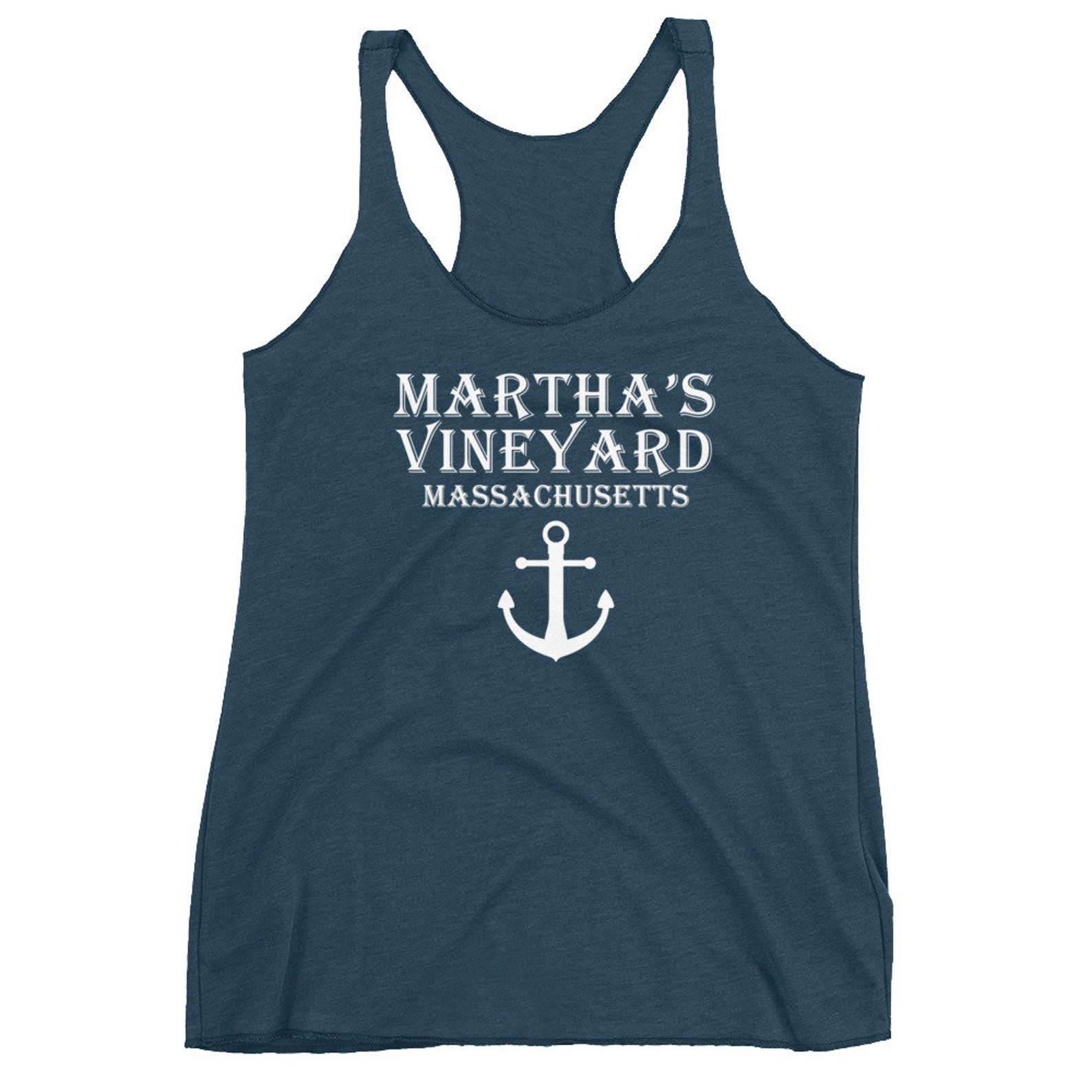 Martha's Vineyard Massachusetts Women's Racerback Tank - Etsy
