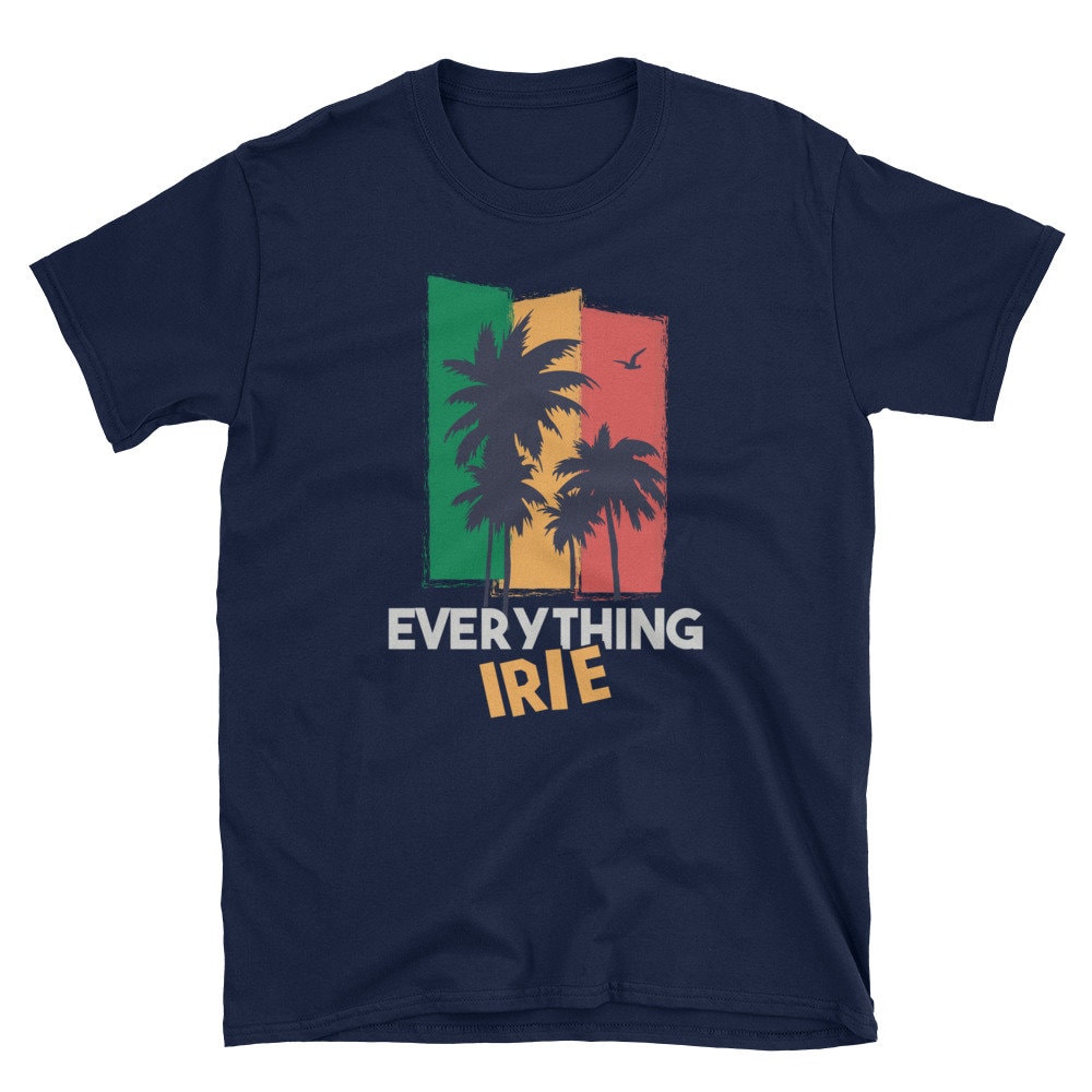 Everything Irie T Shirt - Reggae Tee - Jamaica Tee - Men's Short-sleeve ...