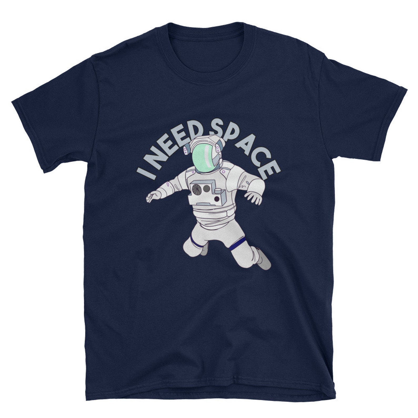 I Need Space T Shirt Funny Astronaut in Space Tee Men's - Etsy