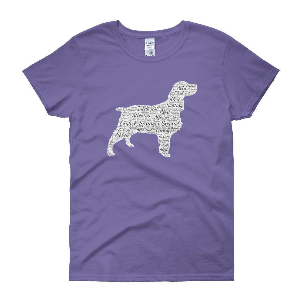 English Springer Spaniel T Shirt Features Personality Traits - Etsy