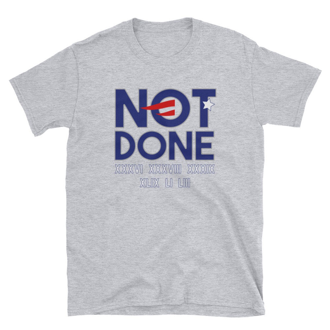 Not Done T Shirt New England Super Bowl Champions T Shirt | Etsy