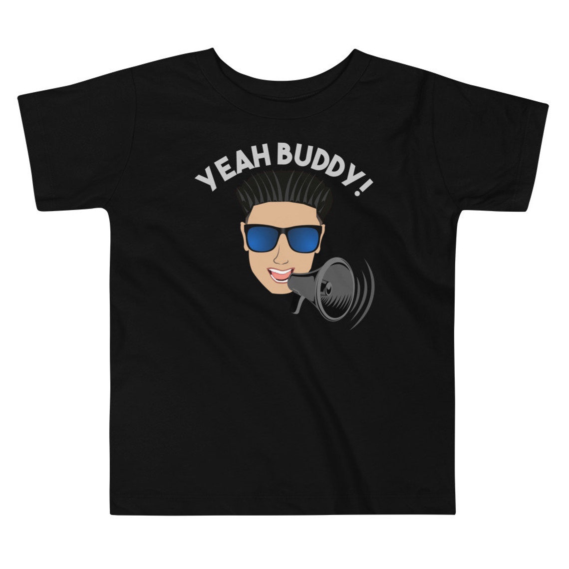 Toddler DJ Pauly D Yeah Buddy T Shirt on the Megaphone - Etsy