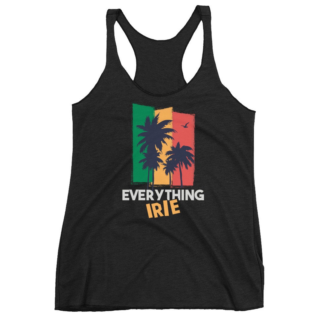 Everything Irie Reggae Style Women's Racerback Tank Top - Etsy