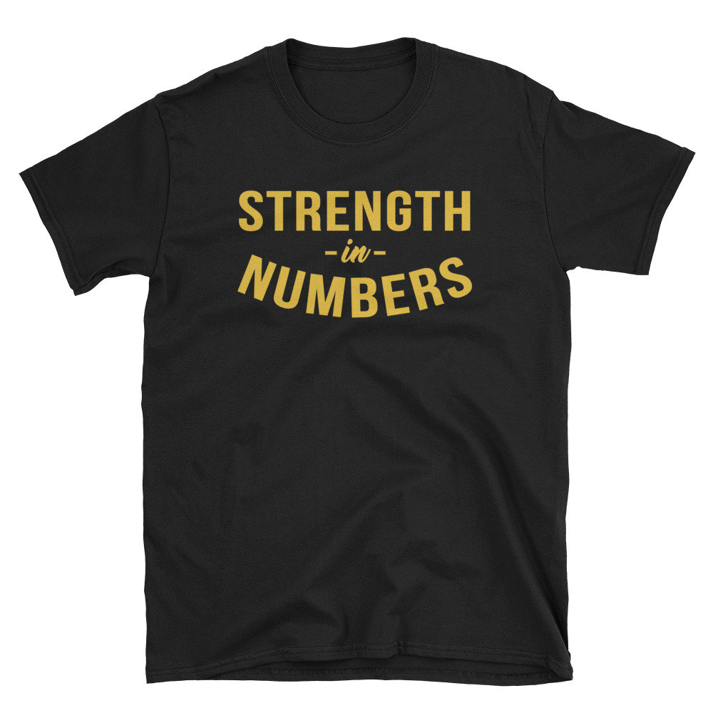 Strength in Numbers T Shirt Golden State Warriors Fan Apparel - Etsy