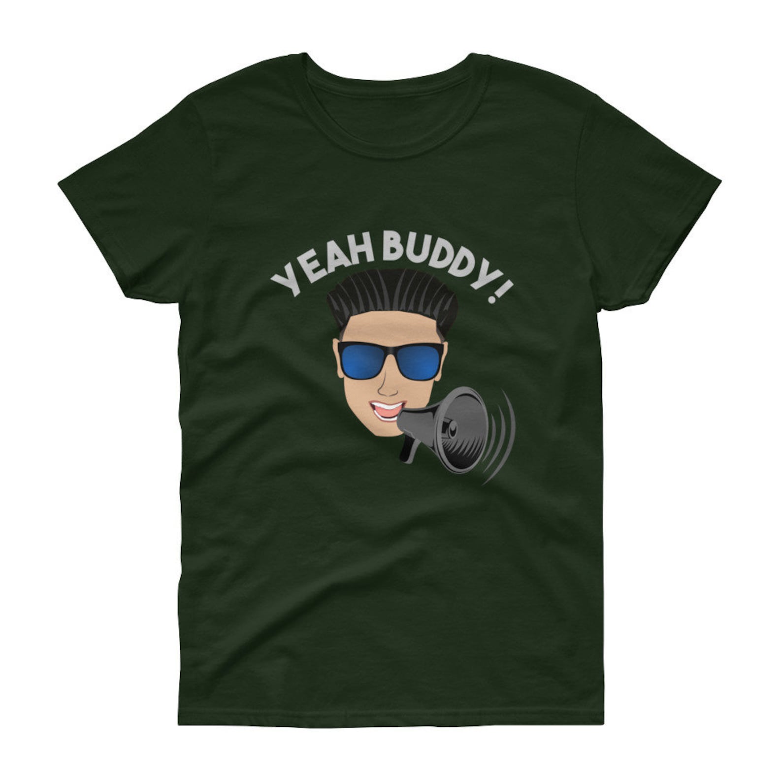 Women's Yeah Buddy DJ Pauly D on the Megaphone T Shirt | Etsy