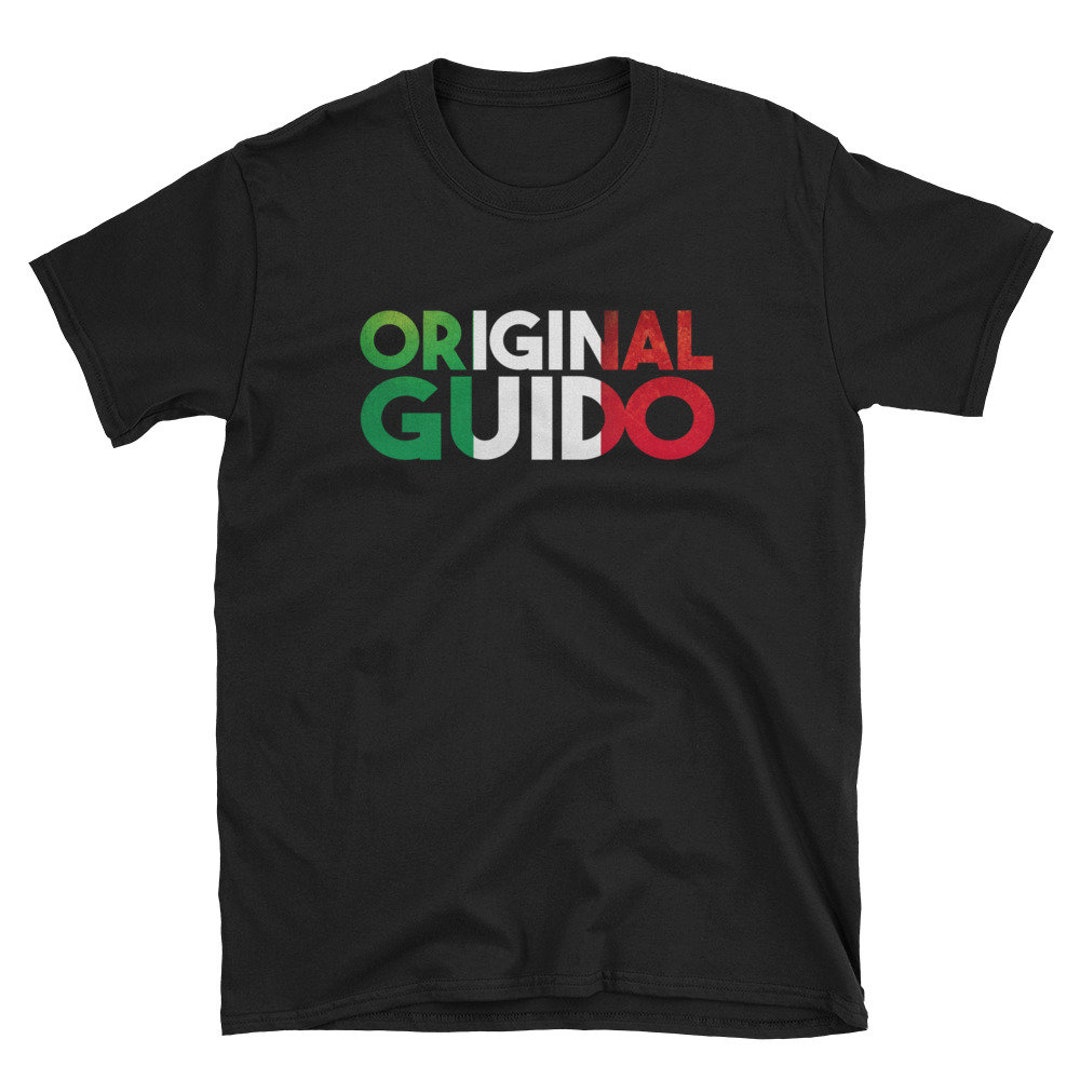 Original Guido T Shirt Jersey Shore Italian Flag Tee - Etsy