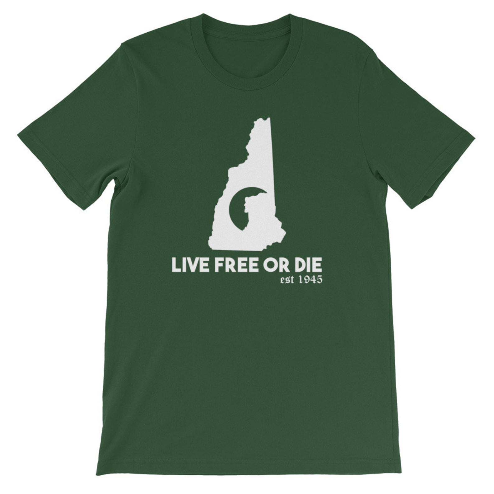 Live Free or Die New Hampshire Motto With Old Man of the - Etsy