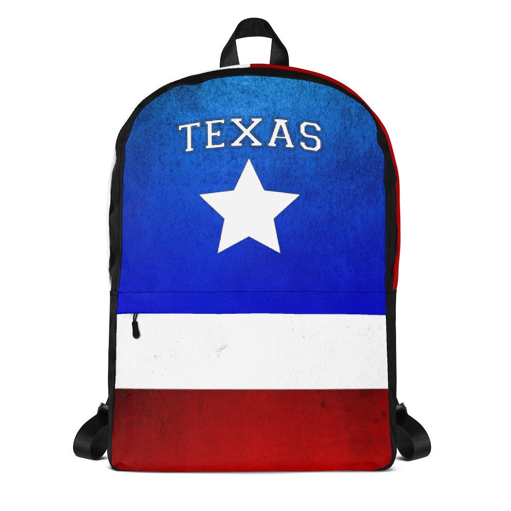 Texas Backpack Texas Flag Backpack Red White and Blue | Etsy