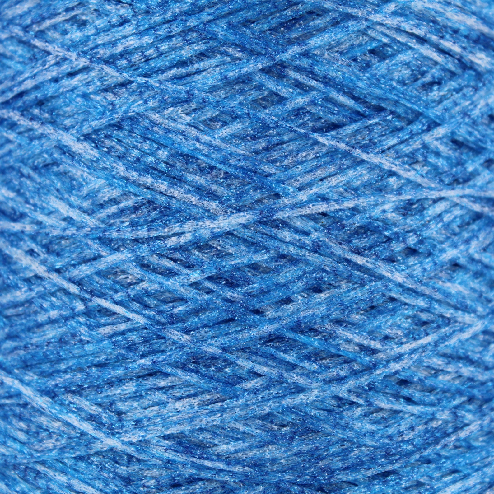 Sideral Blue Yarn From Recycled Plastic, Reclaimed Nylon Yarn, Sturdy ...